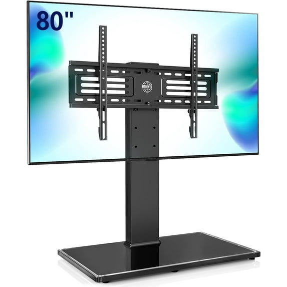 FITUEYES Universal TV Stand/Base Tabletop TV Stand with Mount for 40 50 ...