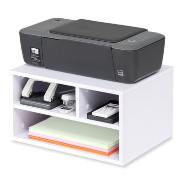 FITUEYES Printer Stands， Large Desktop Paper Organizer, Black - Walmart.com