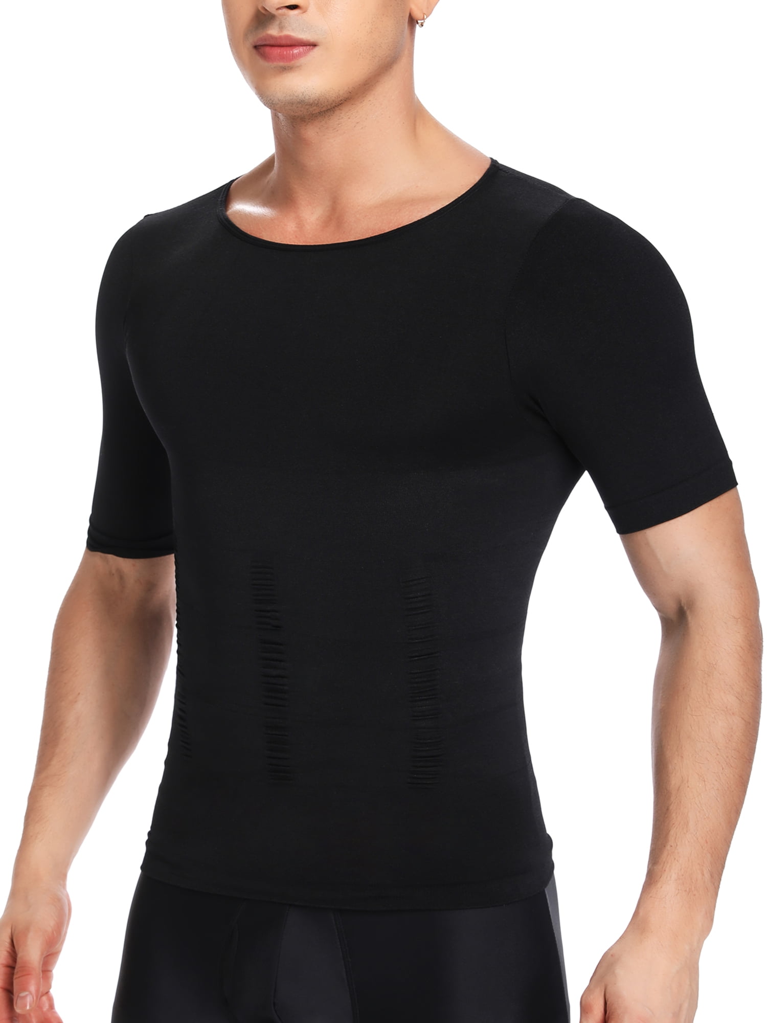 FITVALEN Men's Compression Shirt Undershirt Slimming Tank Top Workout ...