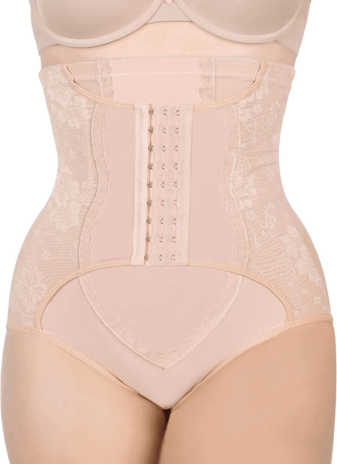 Fitvalen Sculpting High Waist Brief Seamless Tummy Control Shapewear