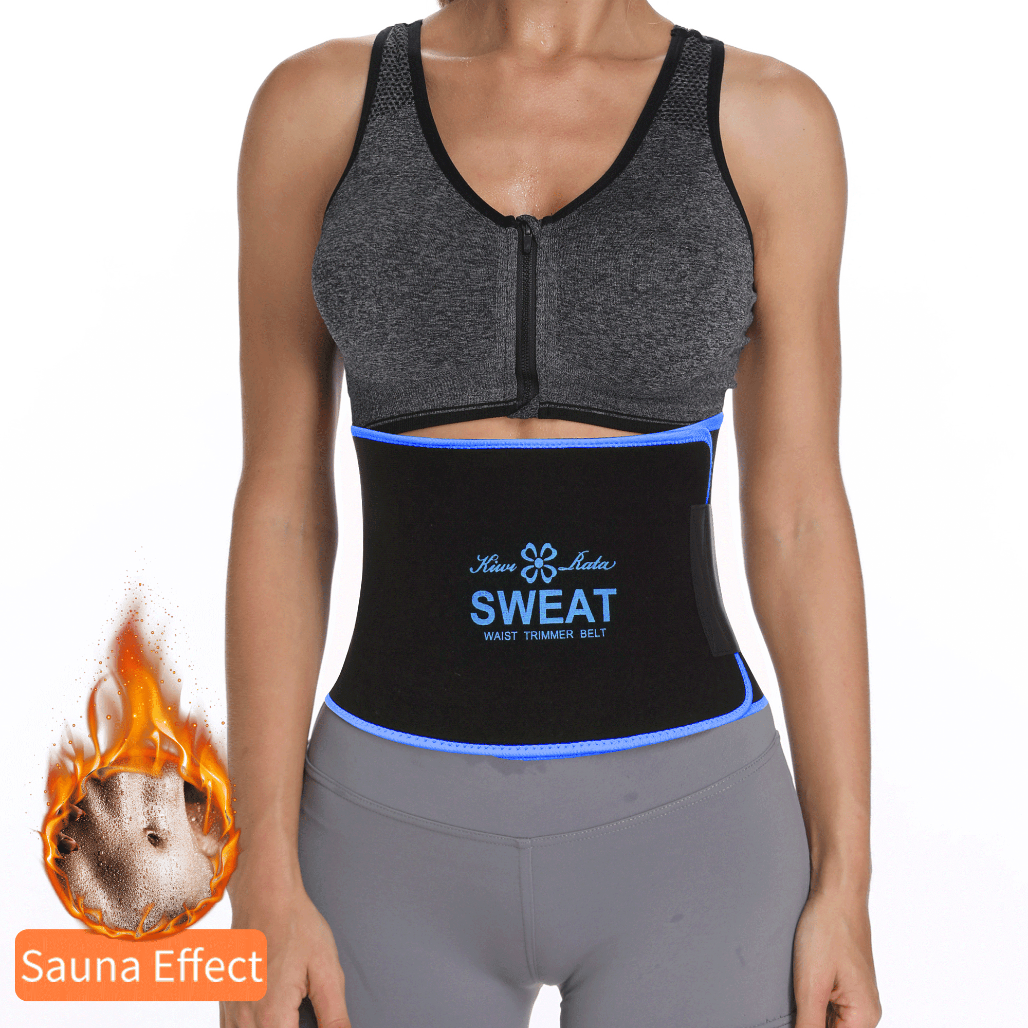FITVALEN Waist Trainer Trimmer Body Shaper Tummy Shapewear Modeling ...