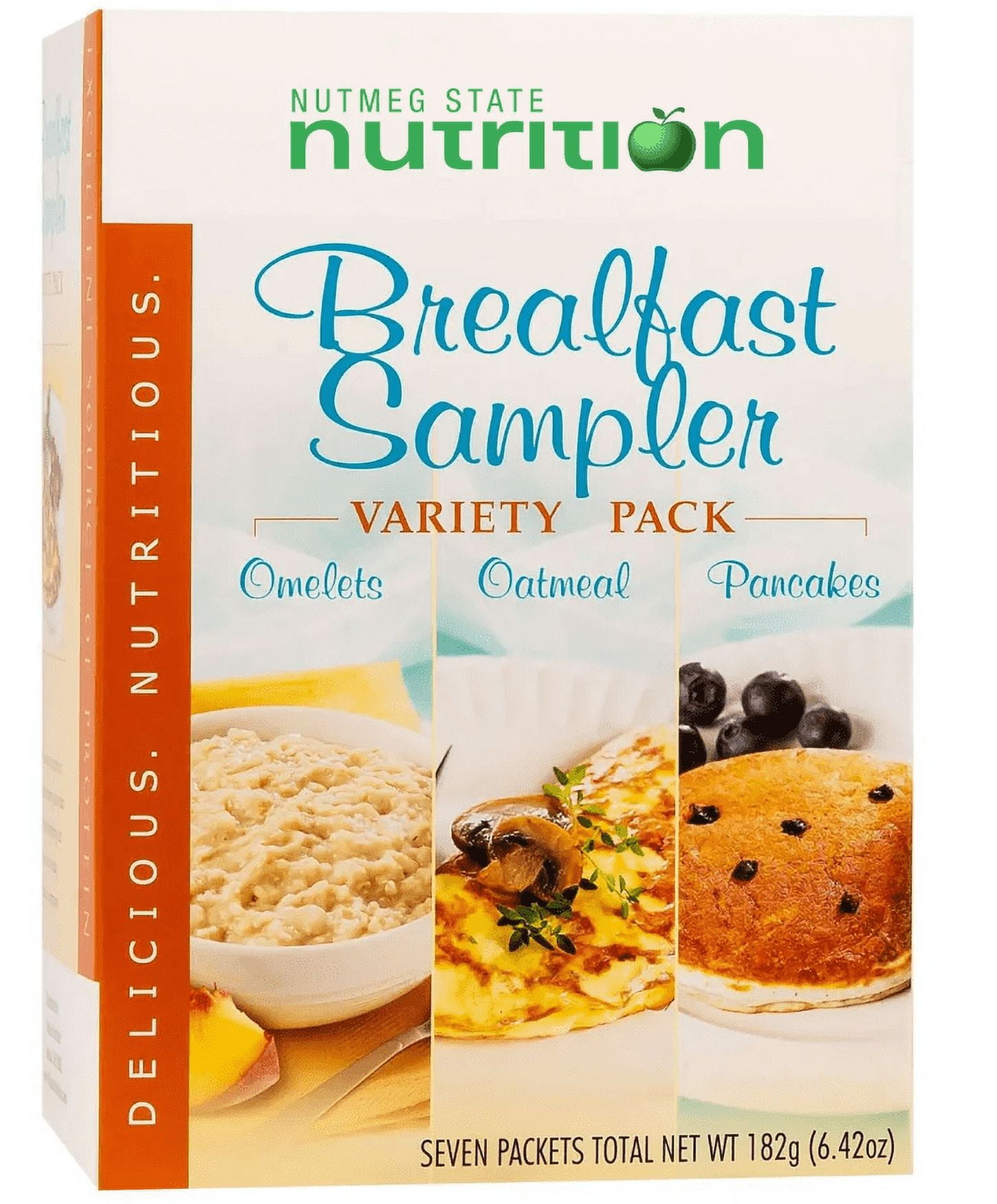 FITWISE - High Protein Breakfast Sampler, Omelets, Pancakes and Oatmeal, Low Calorie, Ideal ...