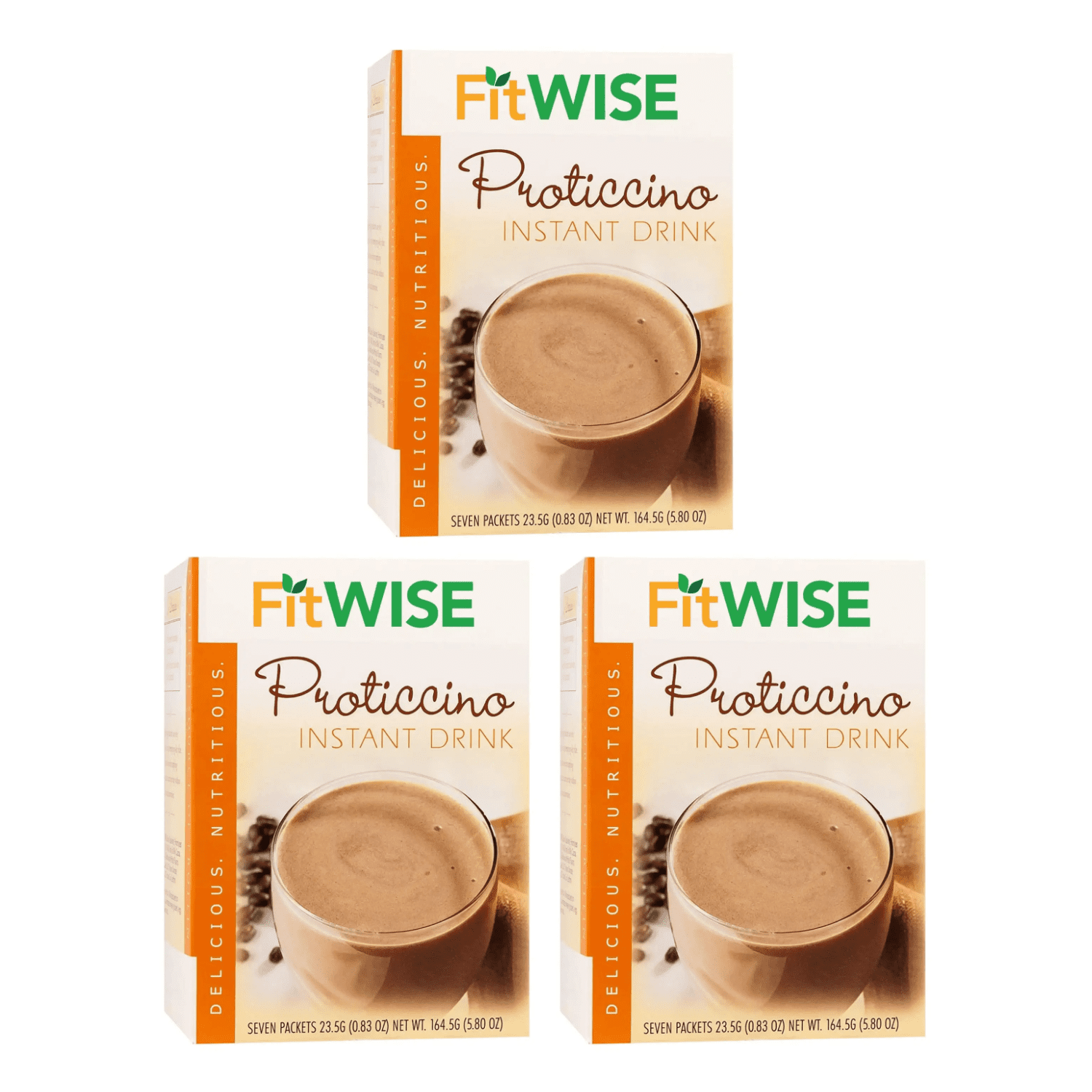 FITWISE - High Protein Proticcino Instant Drink Mix, Low Calories ...