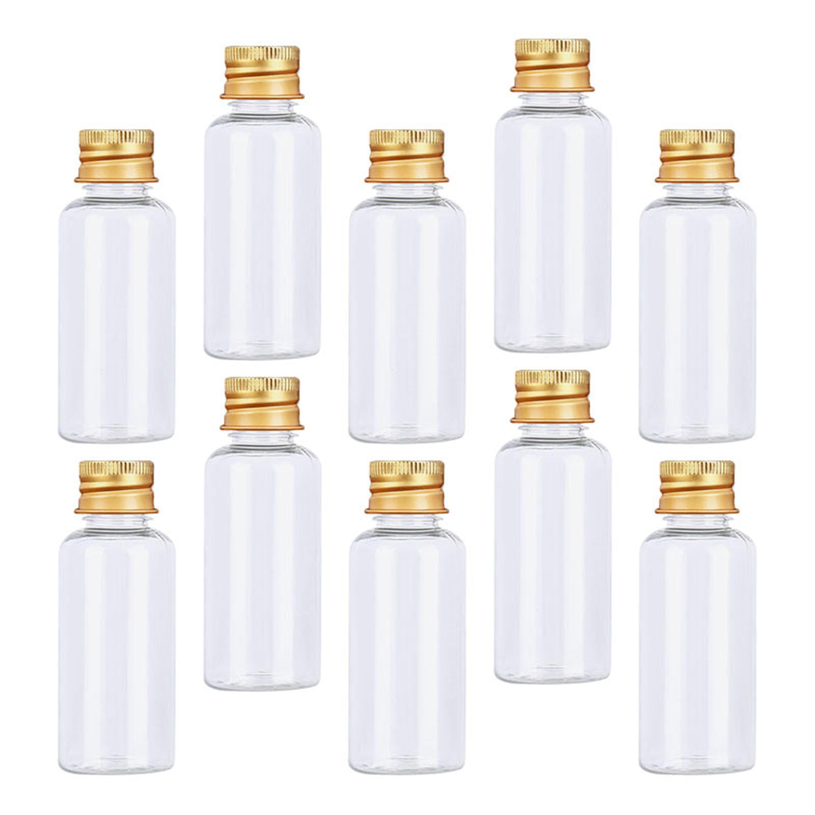 FITYLE 10 Pieces Clear Liquid Sample Vial Portable Transparent Vial ...