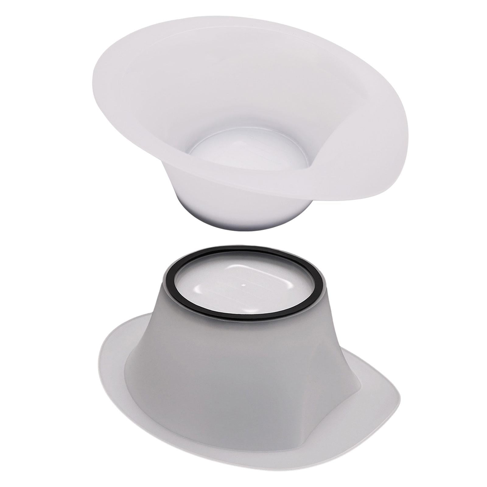 FITYLE 2x Hair Dye Coloring Bowl Mixing Tint Bowl DIY Tools Tail Dyeing ...