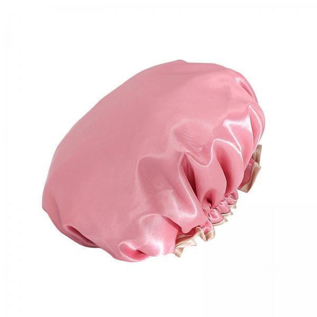 FITYLE 2xShower Cap, Bath Hair Hat, Fits Long Thick Hair, Elastic ...