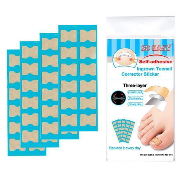 FITYLE 3x1 Set Ingrown Toenail Corrector Stickers Toe Nail Treatment 48 ...