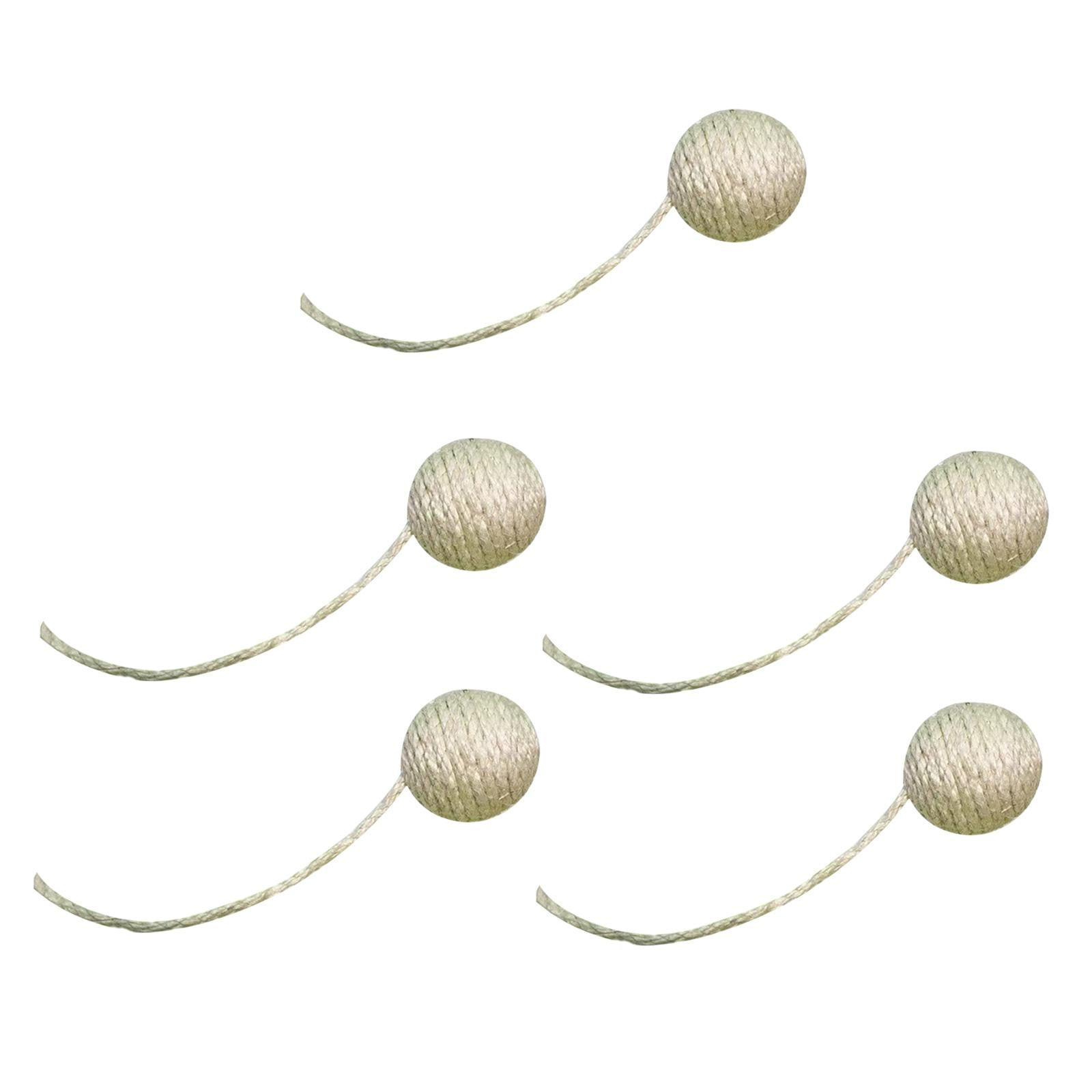 FITYLE 5 Pieces Cat Toys Sisal Ball Cat Hemp Rope Balls Self Play ...