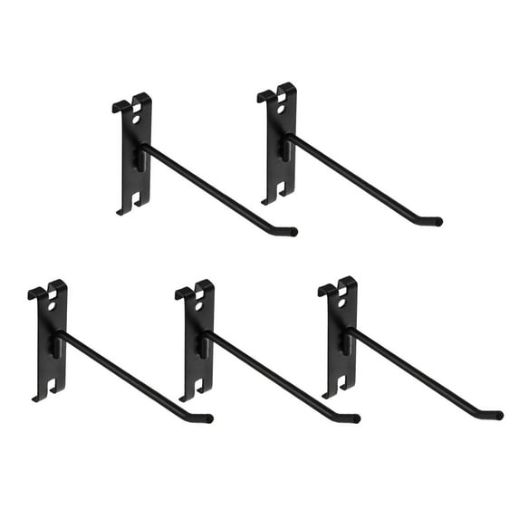 FITYLE 5Pcs Wall Hooks Hangers Hooks for Grid Wall Panel Iron Rustproof ...