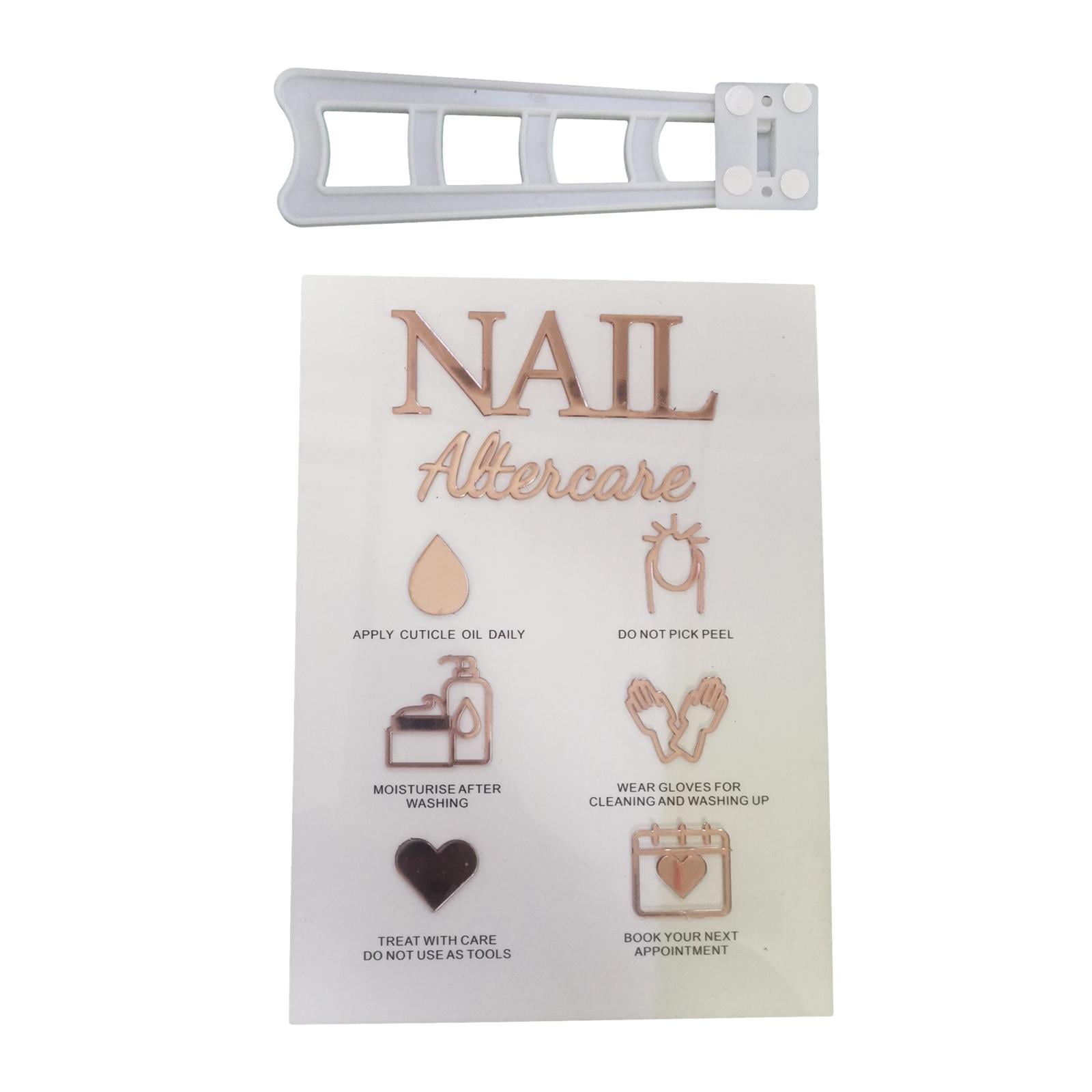 FITYLE Acrylic,False Sample Display,Nail Art Display Board,Acrylic Nail ...