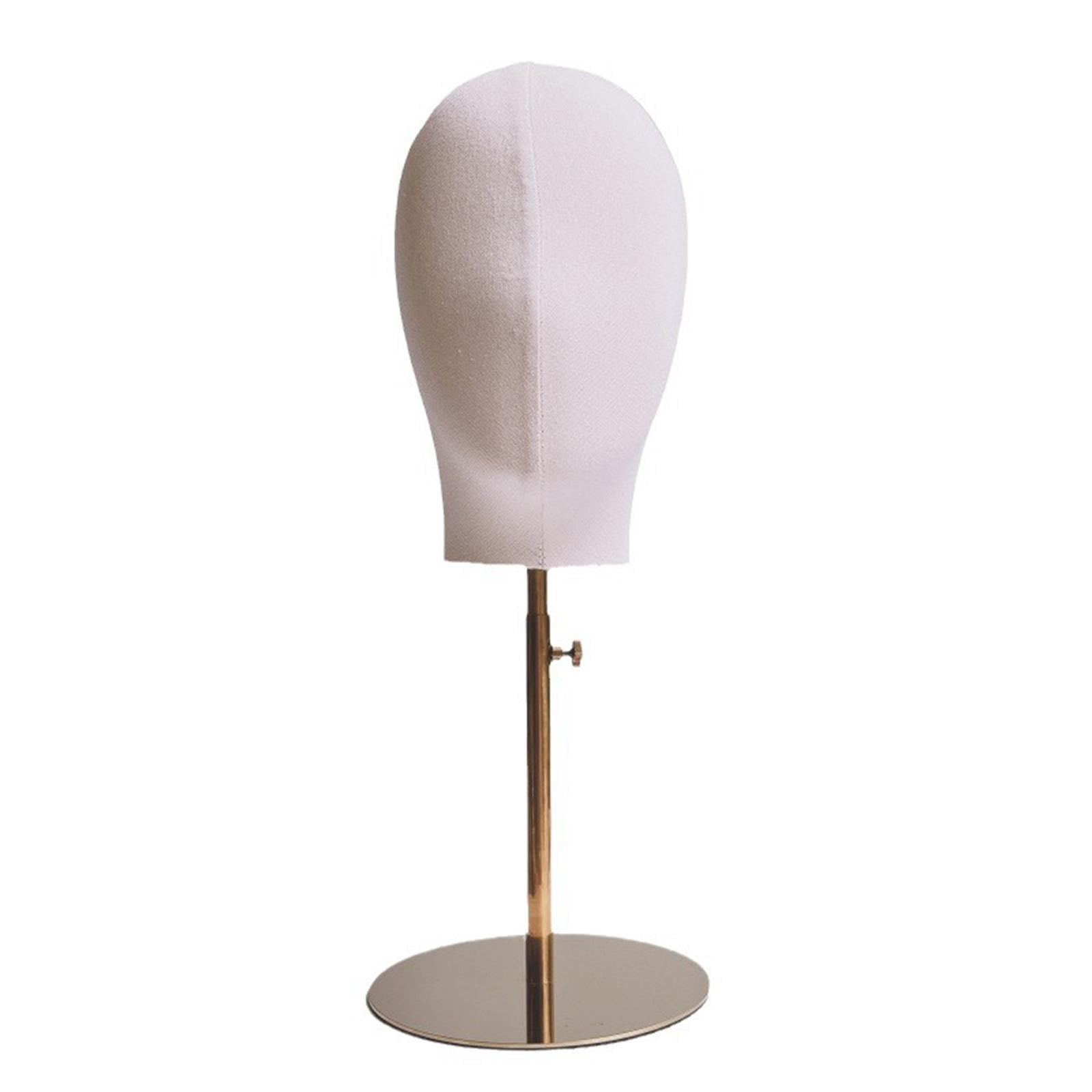 FITYLE Canvas Block Head and Hats Display Stand Multipurpose Manikin ...