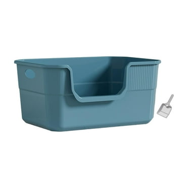 Vibrant Life High Sided Hideout Cat Litter Box, Blue - Walmart.com