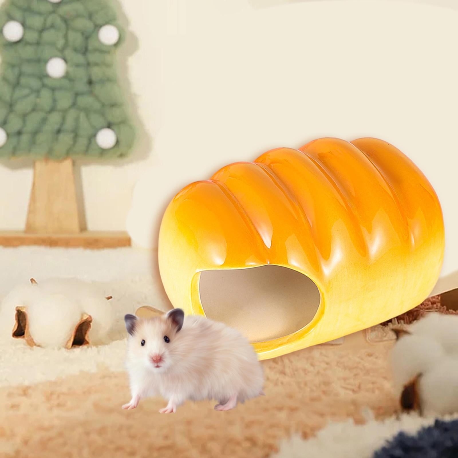FITYLE Ceramic Hamster Cage Chinchilla Nest Hamster Cage Accessories ...