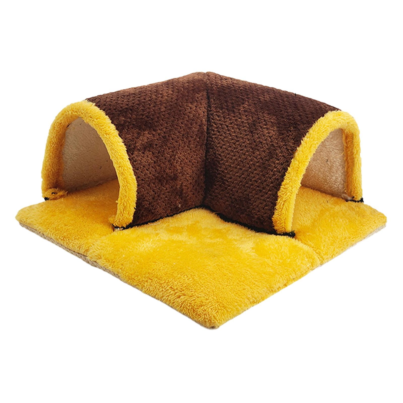 FITYLE Guinea Pig Hideout Hamster Tunnel Cage Accessories Small Animal ...