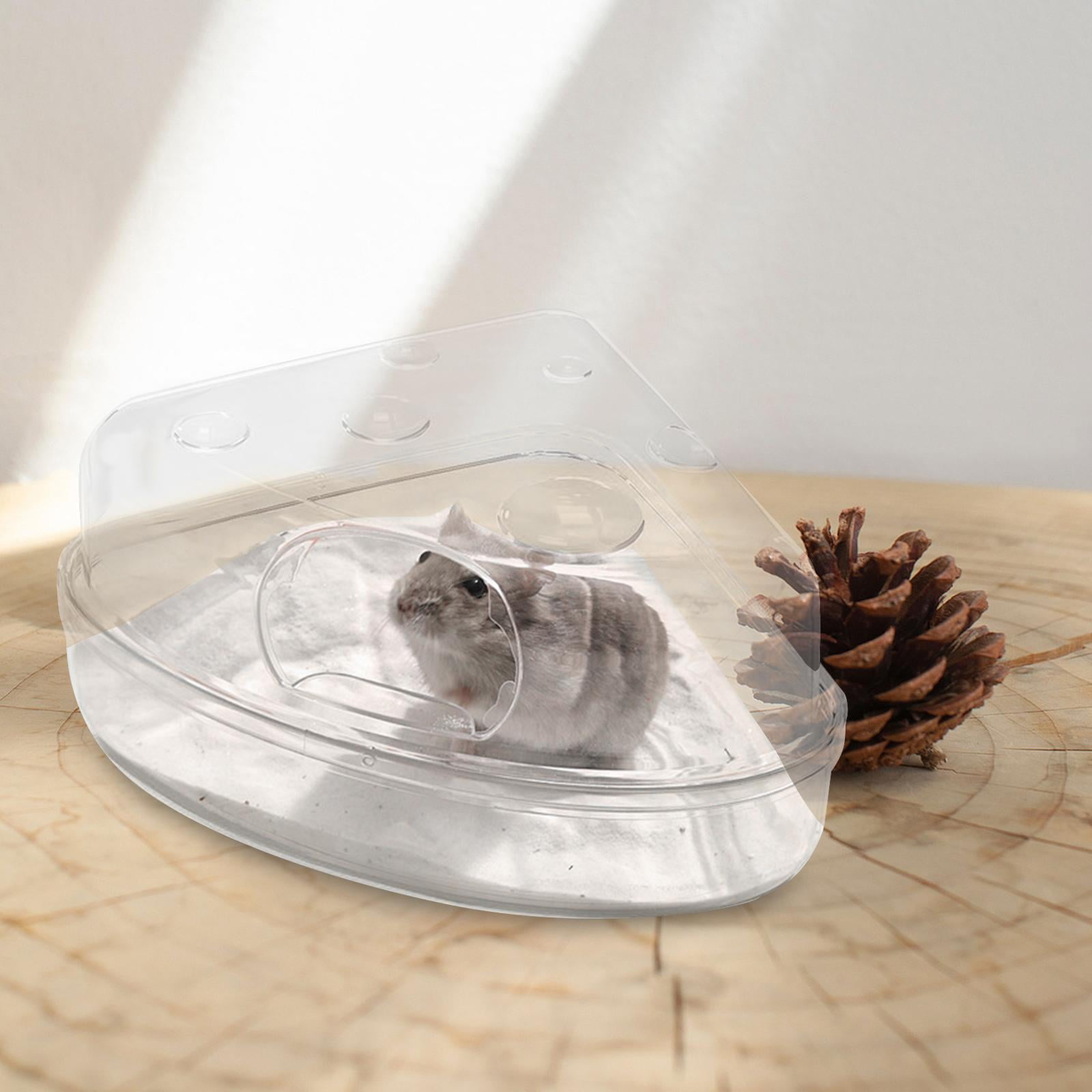 FITYLE Hamster Sand Bath Box,Gerbil Sand , Hamster Bed, Cage Accessory ...