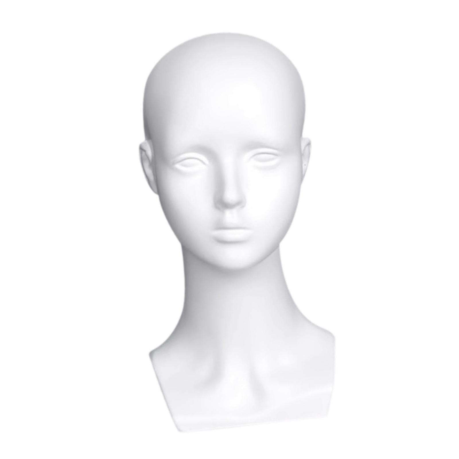 FITYLE Mannequin Display Head Shoulder Female Head Rack Beauty ...