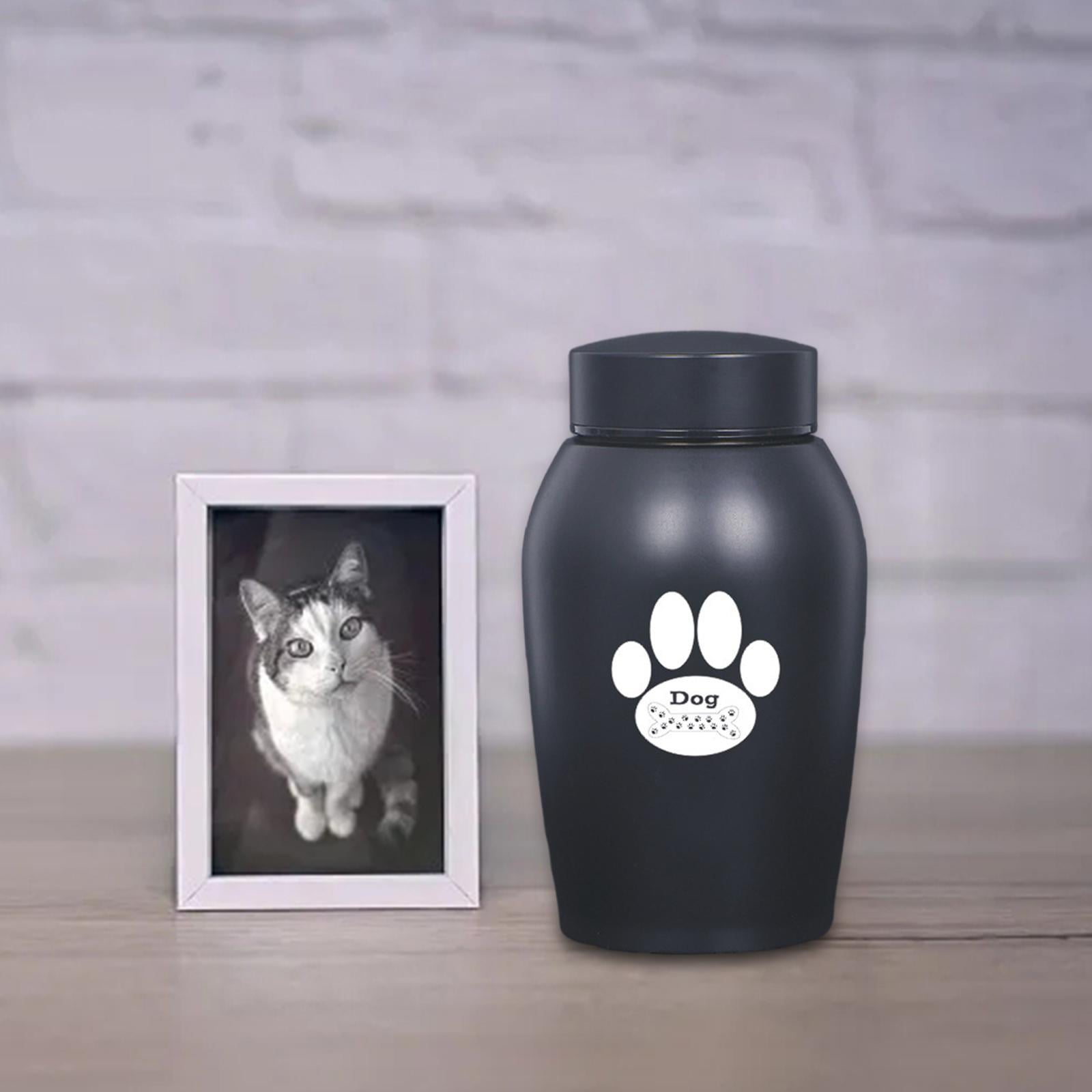 FITYLE Memorial Pets Urn Memorial Ash Holder Container Jar Burial ...