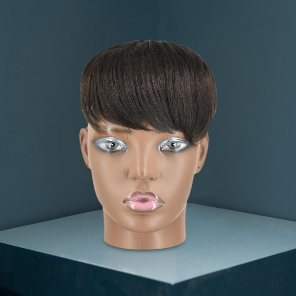 FITYLE Men Hair Tropper Short Men Topper Human Hair Toupee Clip for ...