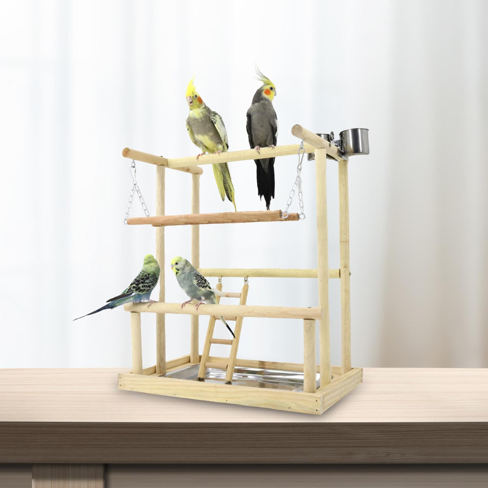 FITYLE Parrot Playground Bird Playing Gym Platform Exercise Activity ...