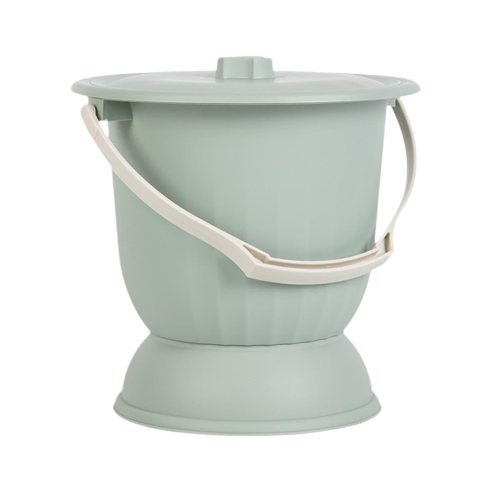 FITYLE Potty Pot, Portable Bedpan, 4.5L Night Commode Bucket, Chamber ...