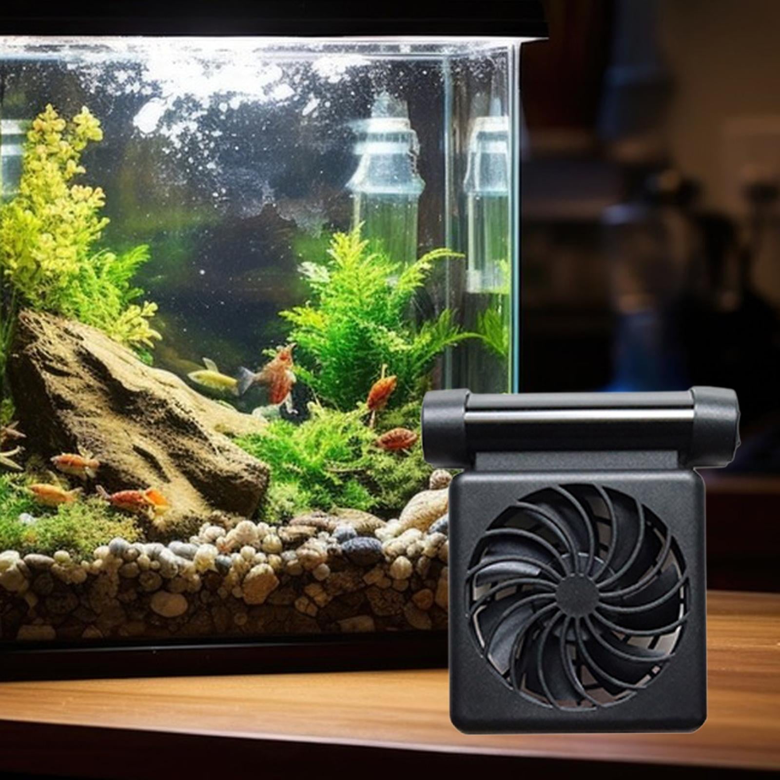 FITYLE Tank Chiller, Aquarium Water Cooling Fan, 2 Level, Saltwater ...