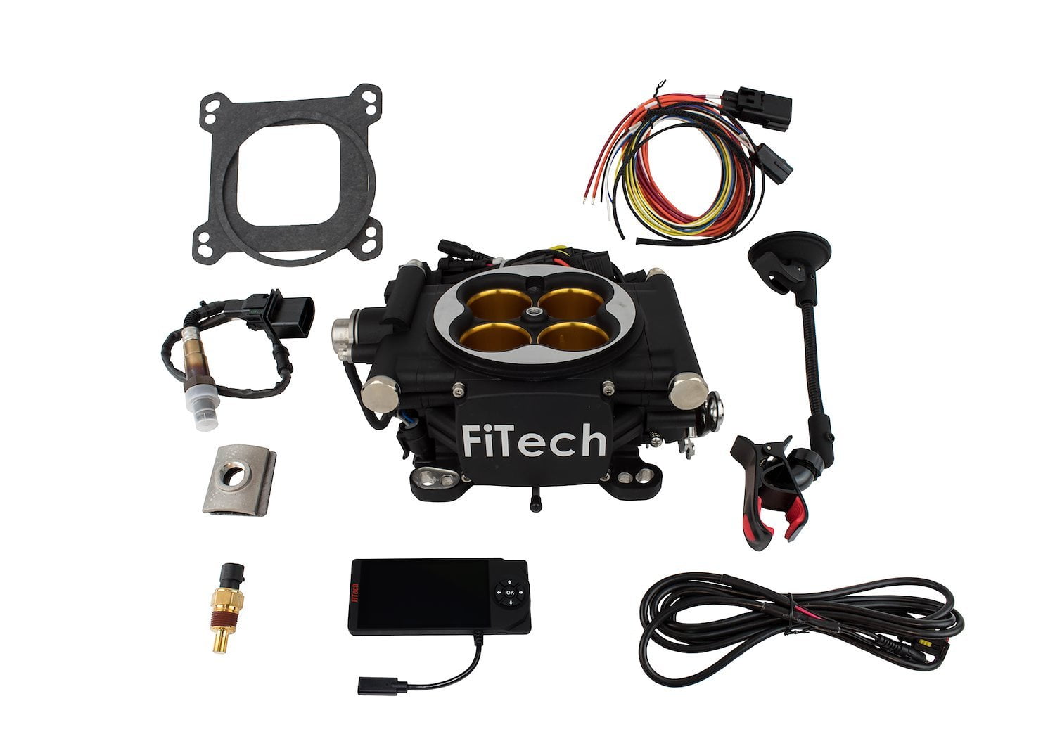 FITech Fuel Injection 30012 Go EFI 8 Power Adder Plus Throttle Body Kit ...