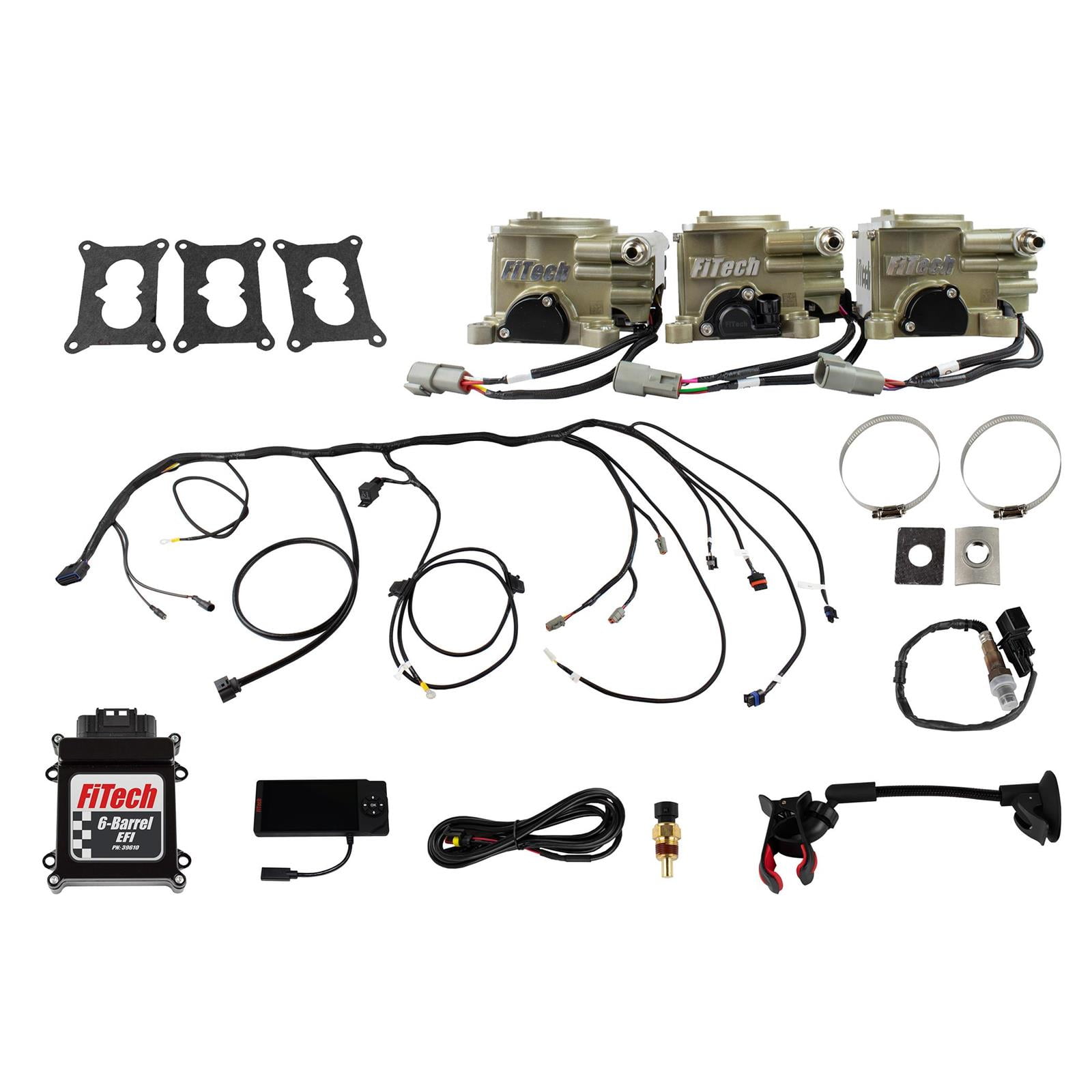 FITech Fuel Injection 39610 Go EFI 3x2 Tri-Power Throttle Body System ...