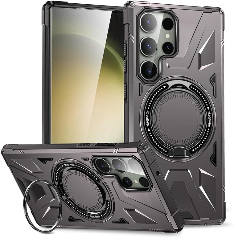 FIUWSFUK Magnetic Case for Samsung Galaxy S24 Ultra/S24 Plus/S24, Lens ...