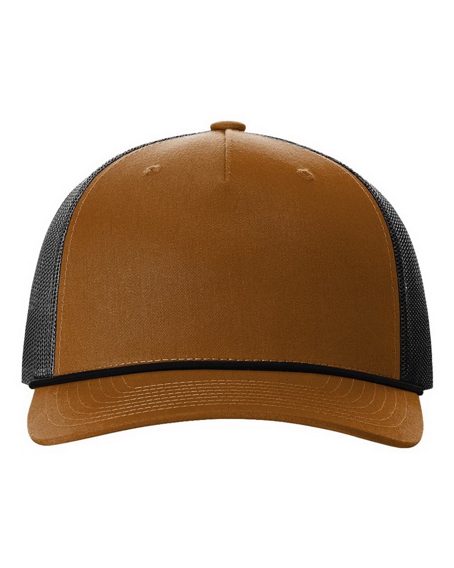 Richardson 112FPR Rope Trucker Cap-Caramel/ Black - Walmart.com