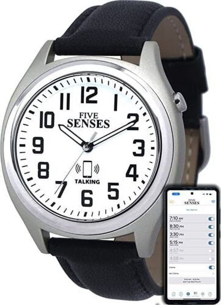 FIVE SENSES - Bluetooth Atomic Talking Watch for Visually Impaired ...