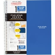 Five Star Wireless Notebook, 1 Subject, College Ruled,Assorted (09294 ...