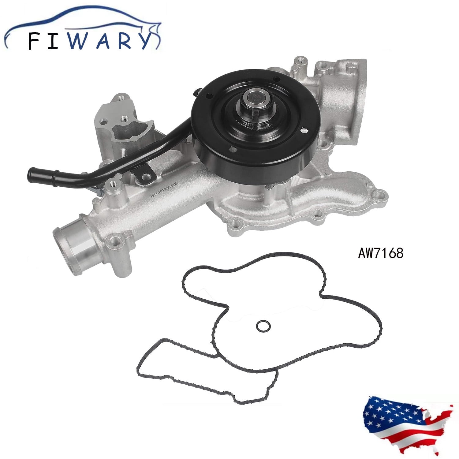 FIWARY 1PC Water Pump For 2003-2008 Dodge Hemi Engine RAM Pickup 1500 ...
