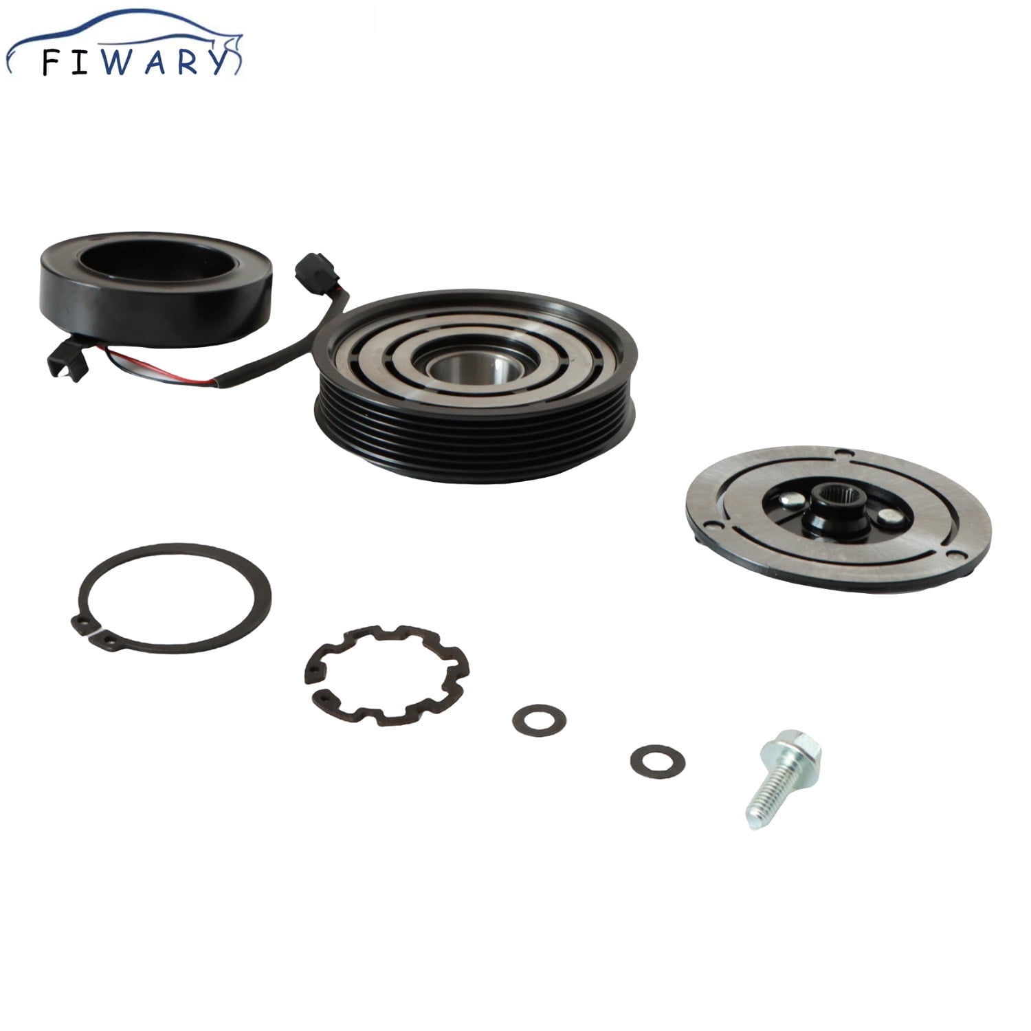 FIWARY 1set AC Compressor Clutch Kit For Nissan Altima 2.5L 2007-2012 ...