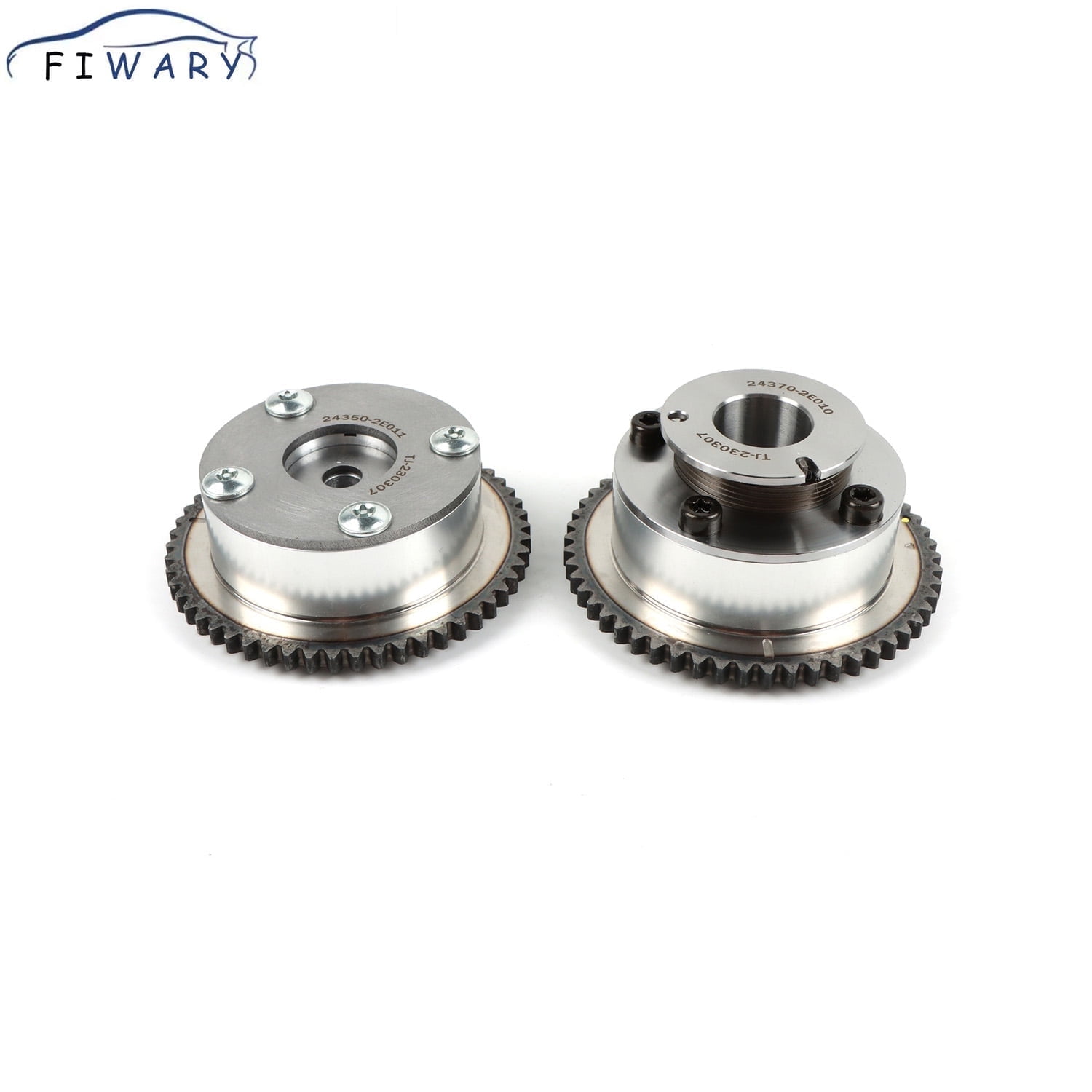 FIWARY 2pcs Exhaust Intake VVT Timing Camshaft Gear Sprocket for Hyundai Elantra GT 1.8 2.0L ...