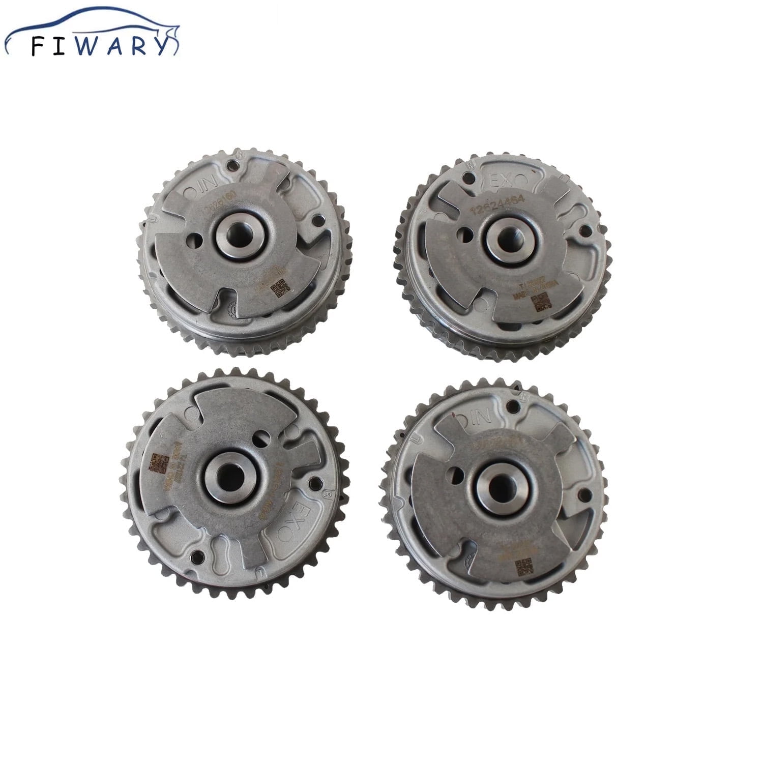 FIWARY 4PCS Variable Cam Phaser Actuator Intake & Exhaust Camshaft VVT ...