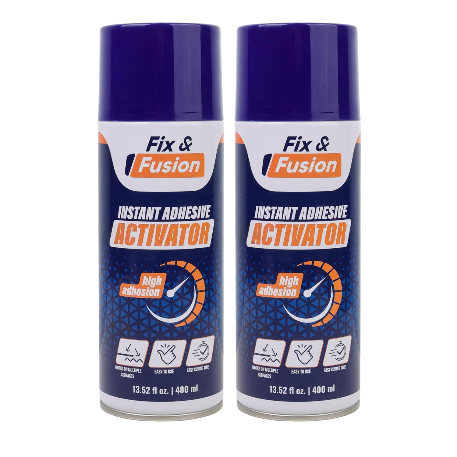 FIX & FUSION Activator Spray (13.5 Fl Oz), Instant Cure Accelerator for ...
