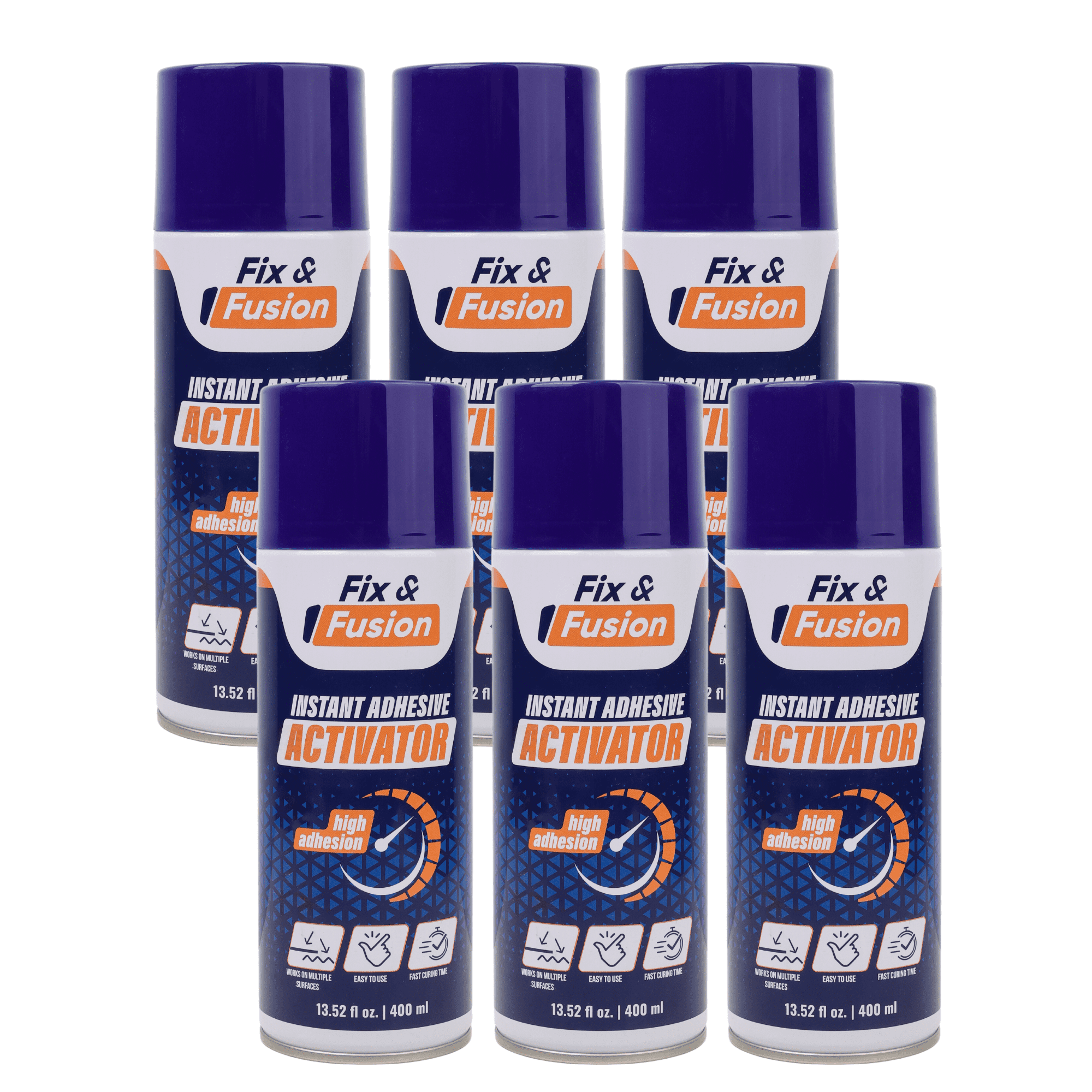 FIX & FUSION Activator Spray (13.5 Fl Oz), Instant Cure Accelerator for ...