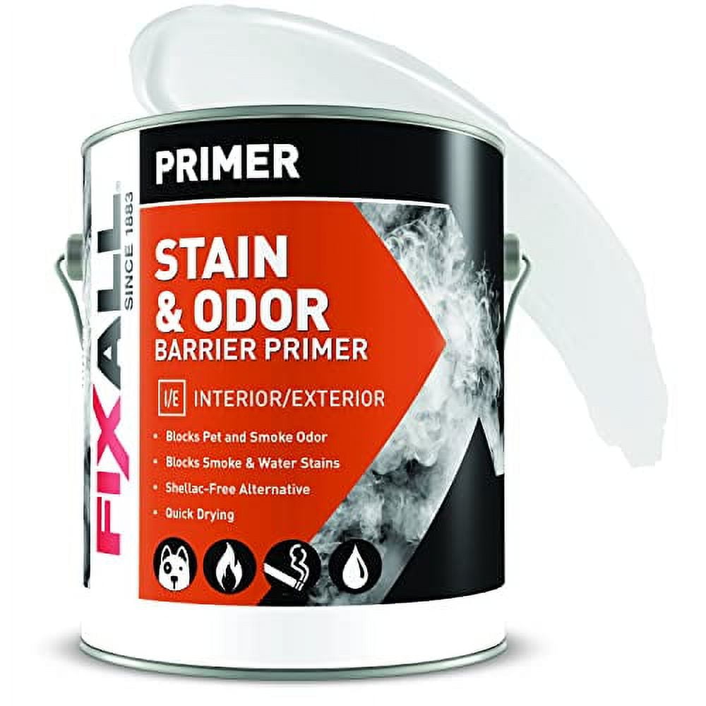 FIXALL Stain and Odor Barrier Primer, 1 Gallon, Eliminates Odors and ...