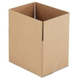 FIXED-DEPTH CORRUGATED SHIPPING BOXES, REGULAR SLOTTED CONTAINER (RSC), 12" X 16" X 12", BROWN ...
