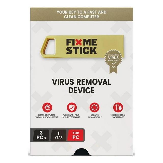 FixMeStick Antivirus Home Protection | 3 User Virus Removal Device ...