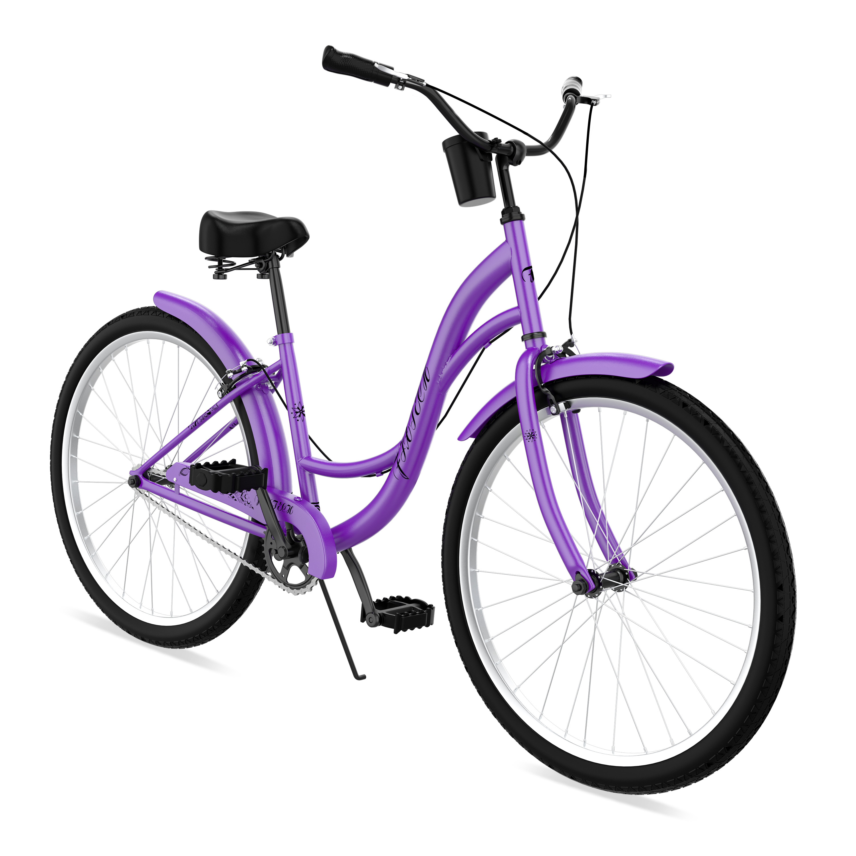 Huffy 26 In. Nel Lusso Women's Beach Cruiser Bike, Pink Taffeta ...