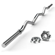 CAP Barbell Chrome 47" Olympic Curl Bar - Walmart.com