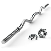 Titan Fitness 60 LB Rubber Straight Fixed Barbell, Pre-Loaded Weight ...