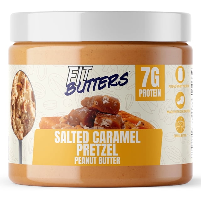 Fit Butters Salted Caramel Pretzel Peanut Butter - Walmart.com