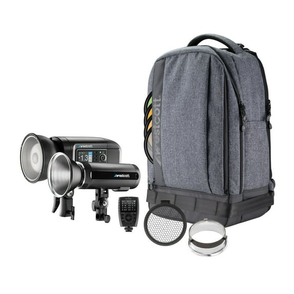 Westcott FJ Wireless Flash 2-Light Portable Portrait Kit with FJ400 ...