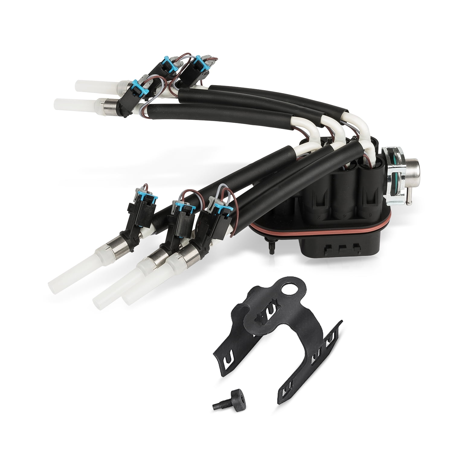 FJ503 Spider Fuel Injectors Assembly w/Bracket Upgraded 6 Cylinder ...