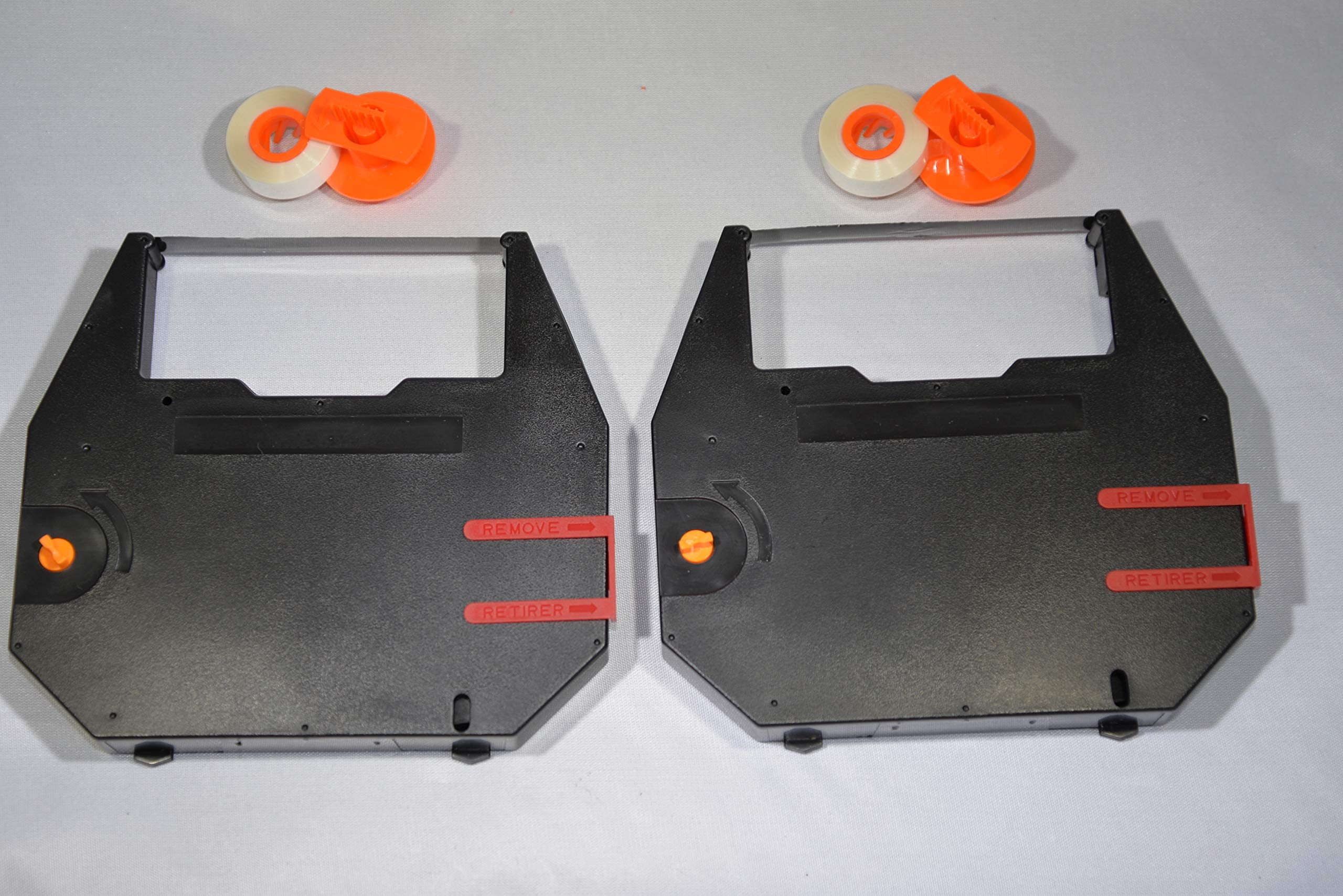 FJA Products Universal Typewriter Ribbon, 2 Black Carbon Film Cassettes ...