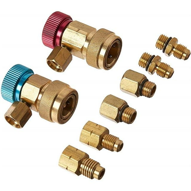 FJC A-C Products FJ6820 Conversion Kit R1234Yf with Manual Couplers ...