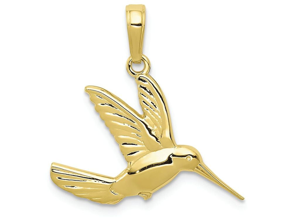 FJC Finejewelers 10k Yellow Gold Hummingbird In Flight Charm - Walmart.com