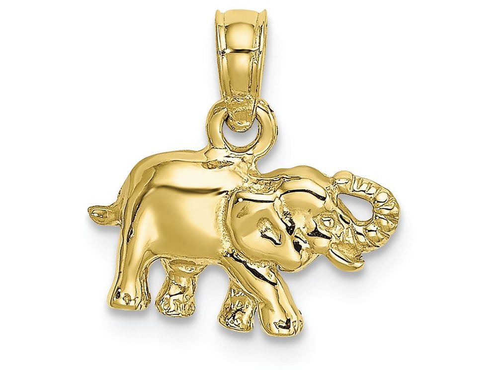 FJC Finejewelers 10k Yellow Gold Small Elephant Charm - Walmart.com